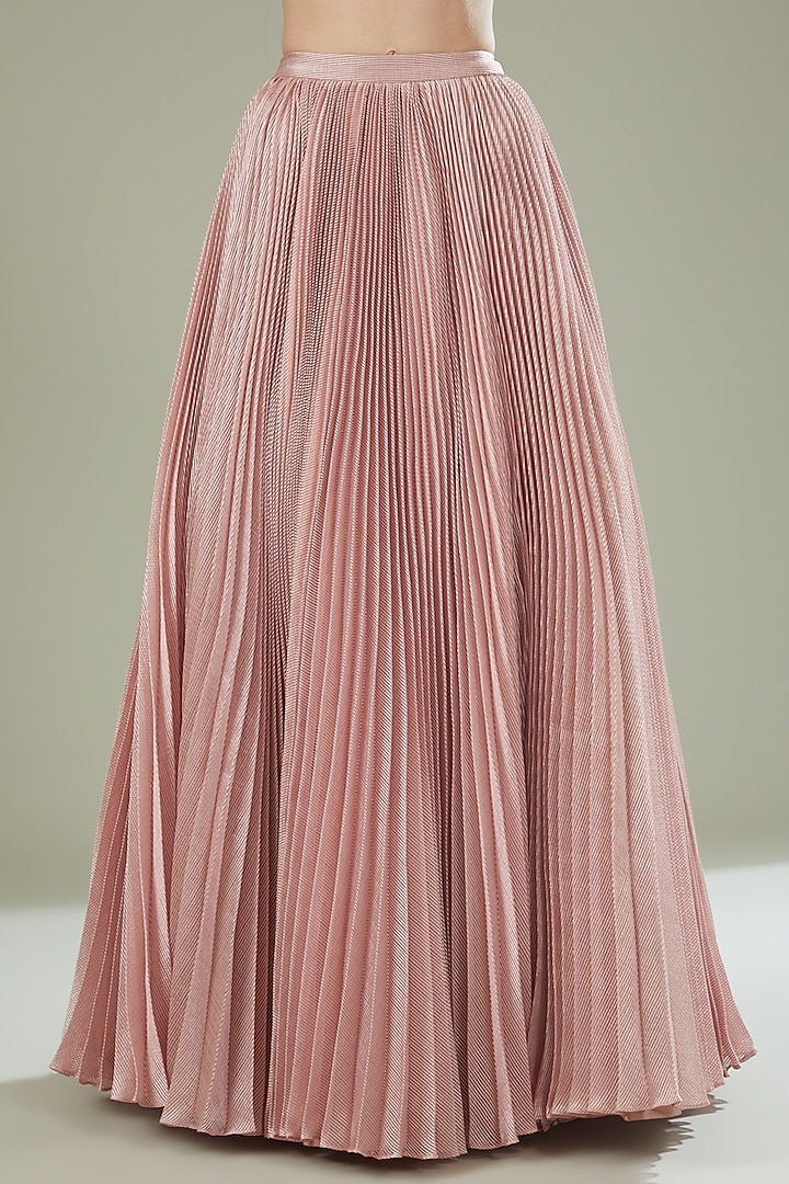 Blush Pink Plisse Bridal Lehenga Set by Amit Aggarwal at Pernia's Pop ...