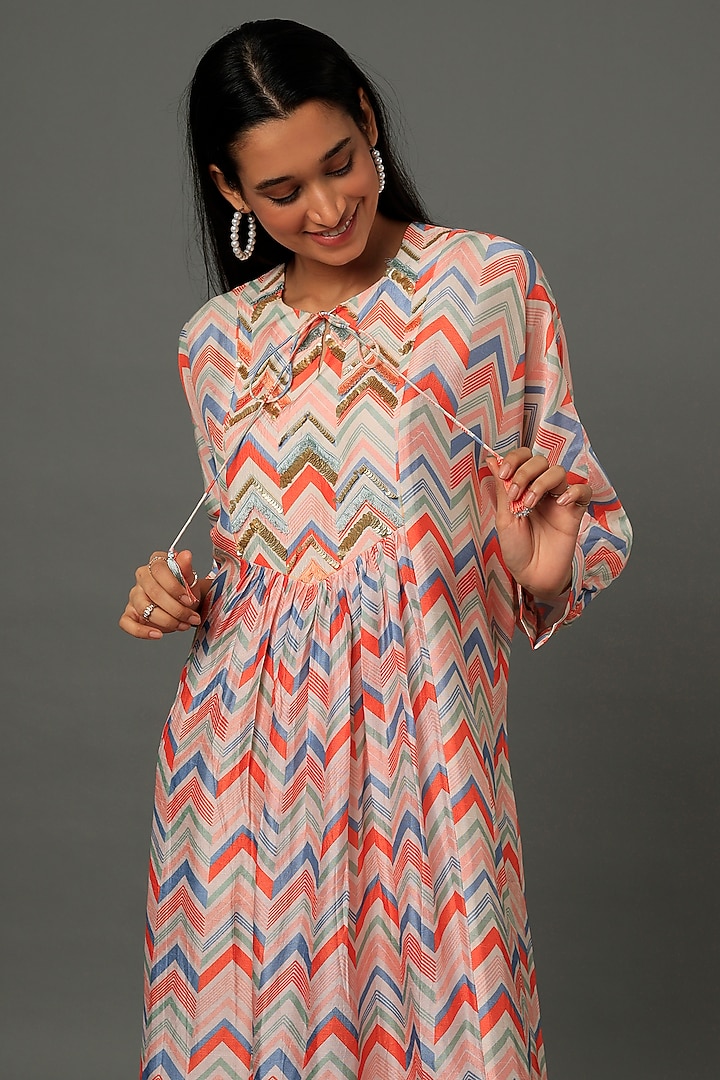 Multi Coloured Printed Maxi Dress by Archana Shah at Pernia's Pop Up ...