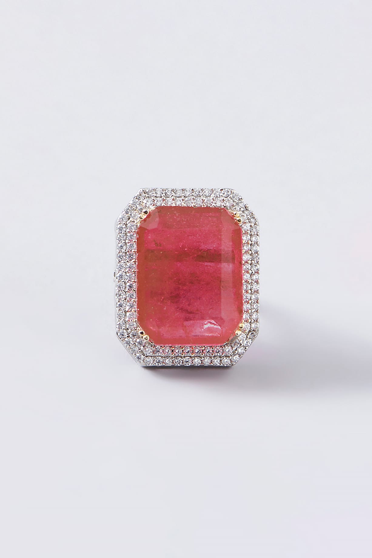 White Finish Kundan Polki & Red Beaded Long Necklace Set Design by ...