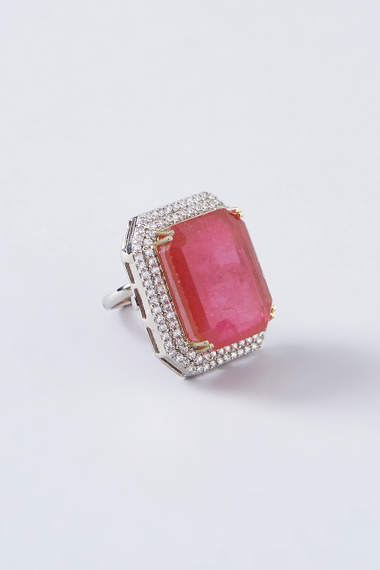 White Finish Kundan Polki & Red Beaded Long Necklace Set Design by ...