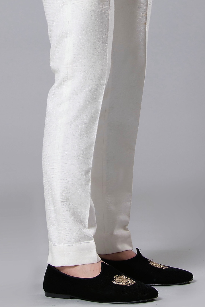 Khaki Matka Silk Nehru Jacket Set Design by Aditya Sachdeva Men at Pernia's Pop Up Shop 2024