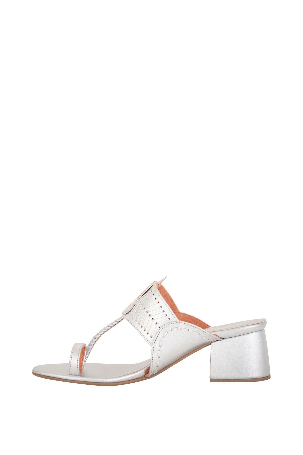 Silver Handcrafted Box Heels Design by Aprajita Toor at Pernia's Pop Up ...