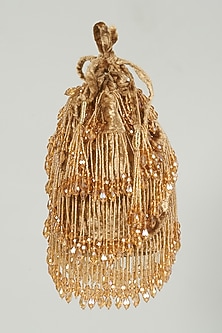 Gold Velvet Potli Design by Aloha by PS at Pernia's Pop Up Shop 2024