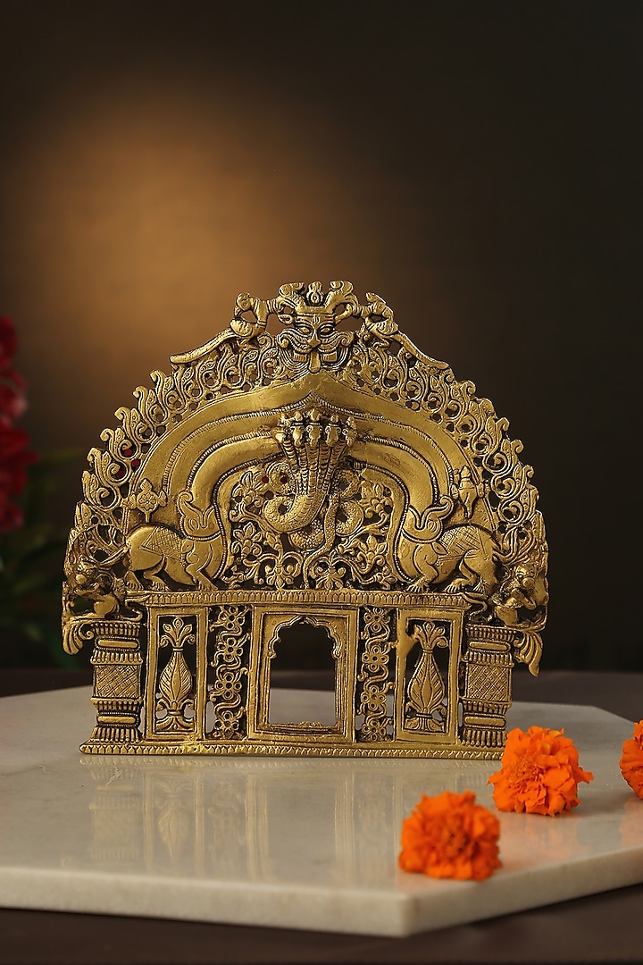 Bhujang Design Prabhavali In Brass by Amoliconcepts at Pernia's Pop Up ...