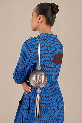 Metallic Faux Leather Toosh by AMPM Accessories at Pernia's Pop Up Shop ...