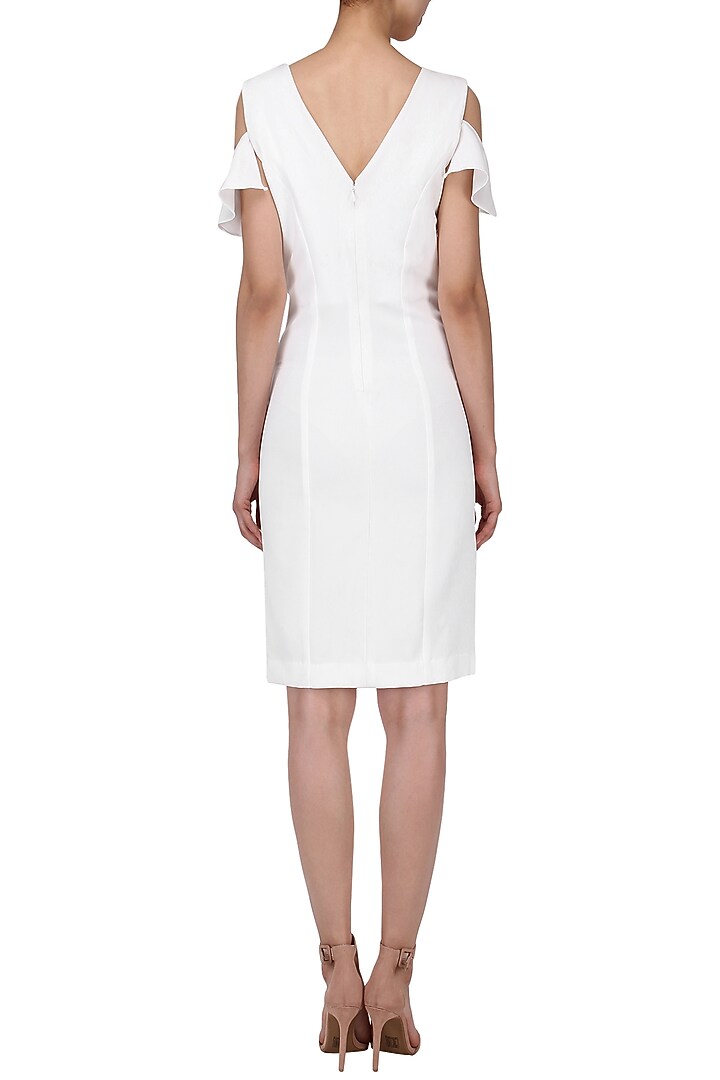 White Shift Dress available only at Pernia's Pop Up Shop. 2026