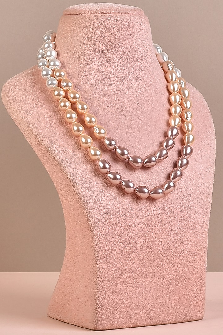 Multi-Colored Ombre Pearl Necklace by Anaash at Pernia's Pop Up Shop 2025