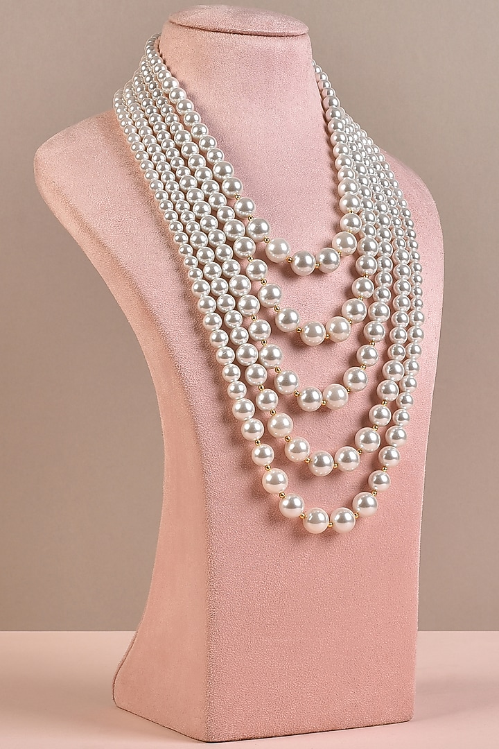 White Pearl Necklace by Anaash at Pernia's Pop Up Shop 2024