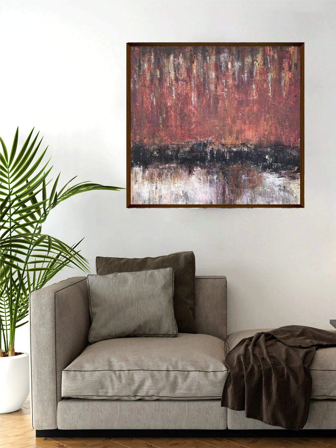 Multi-Colored Canvas & Wood Wall Painting by The Art House at Pernia's ...