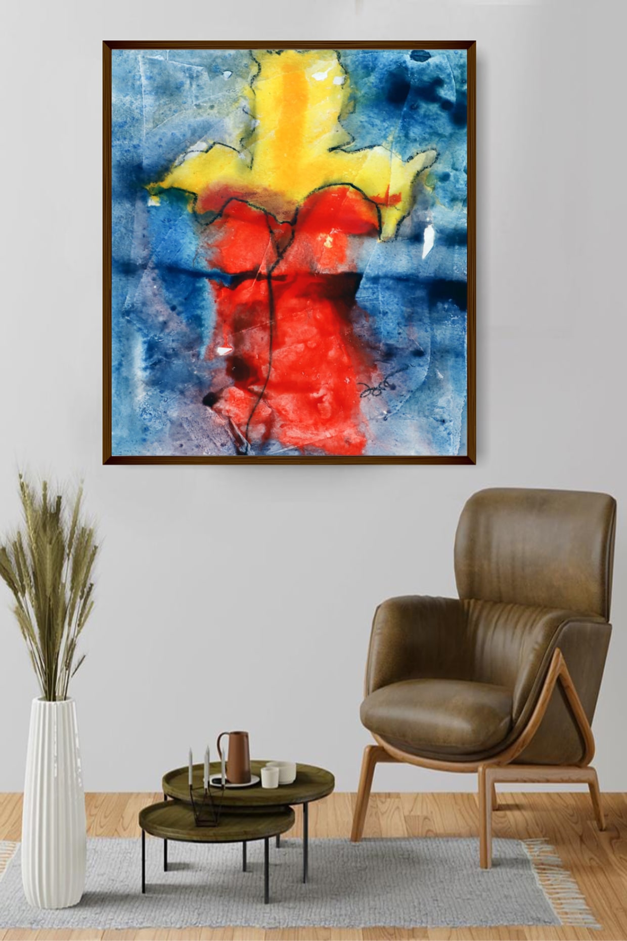 Multi-Coloured Canvas Wall Painting by The Art House at Pernia's Pop Up ...