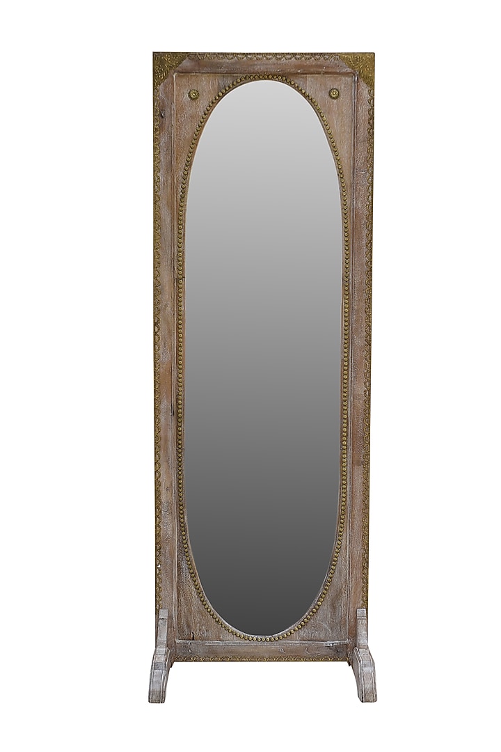 Natural Mango Wood Full Length Mirror by Artisans Rose at Pernia's Pop ...