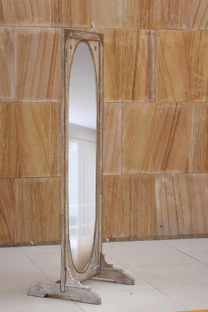 Natural Mango Wood Full Length Mirror by Artisans Rose at Pernia's Pop ...