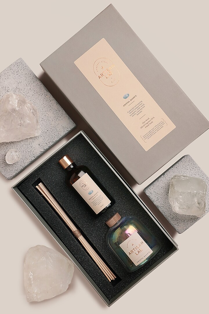 Ivory Crystal Quartz Fragrant Diffuser Set Design by ARTISAN LAB at ...