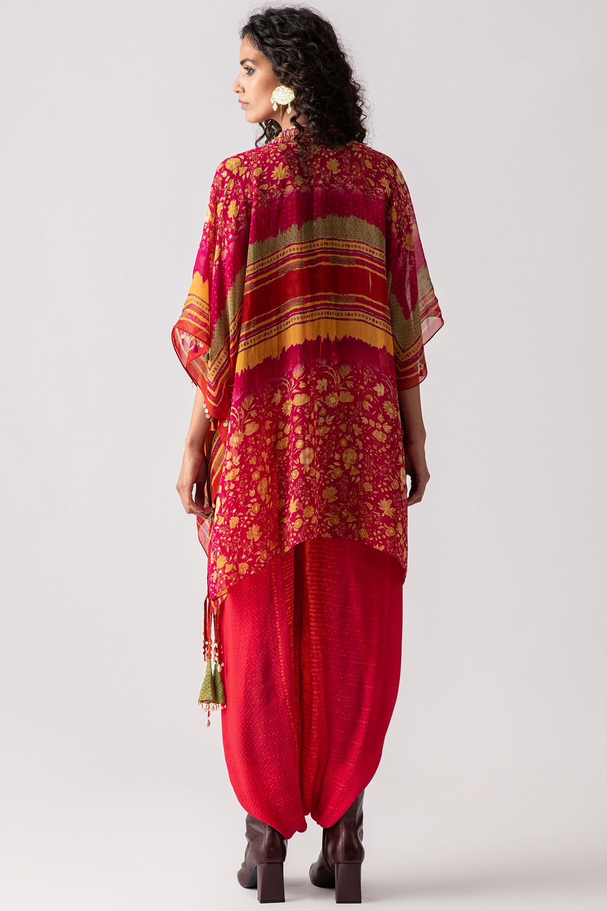 Pink & Red Violet Jacket Set by ASEEM KAPOOR at Pernia's Pop Up Shop 2025