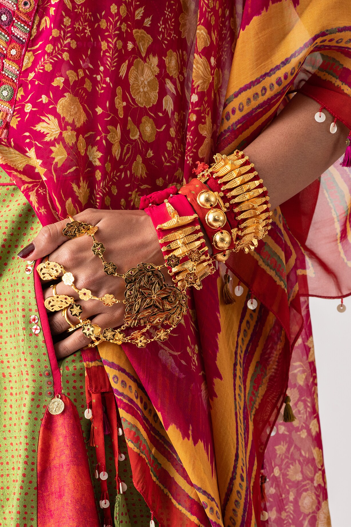 Red Violet Floral Printed Jacket by ASEEM KAPOOR at Pernia's Pop Up ...