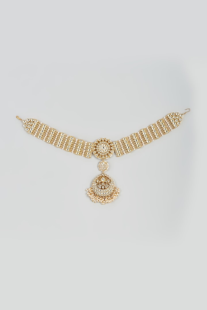 Gold Finish Kundan Polki Sheeshphool Design by ASHNEE at Pernia's Pop ...