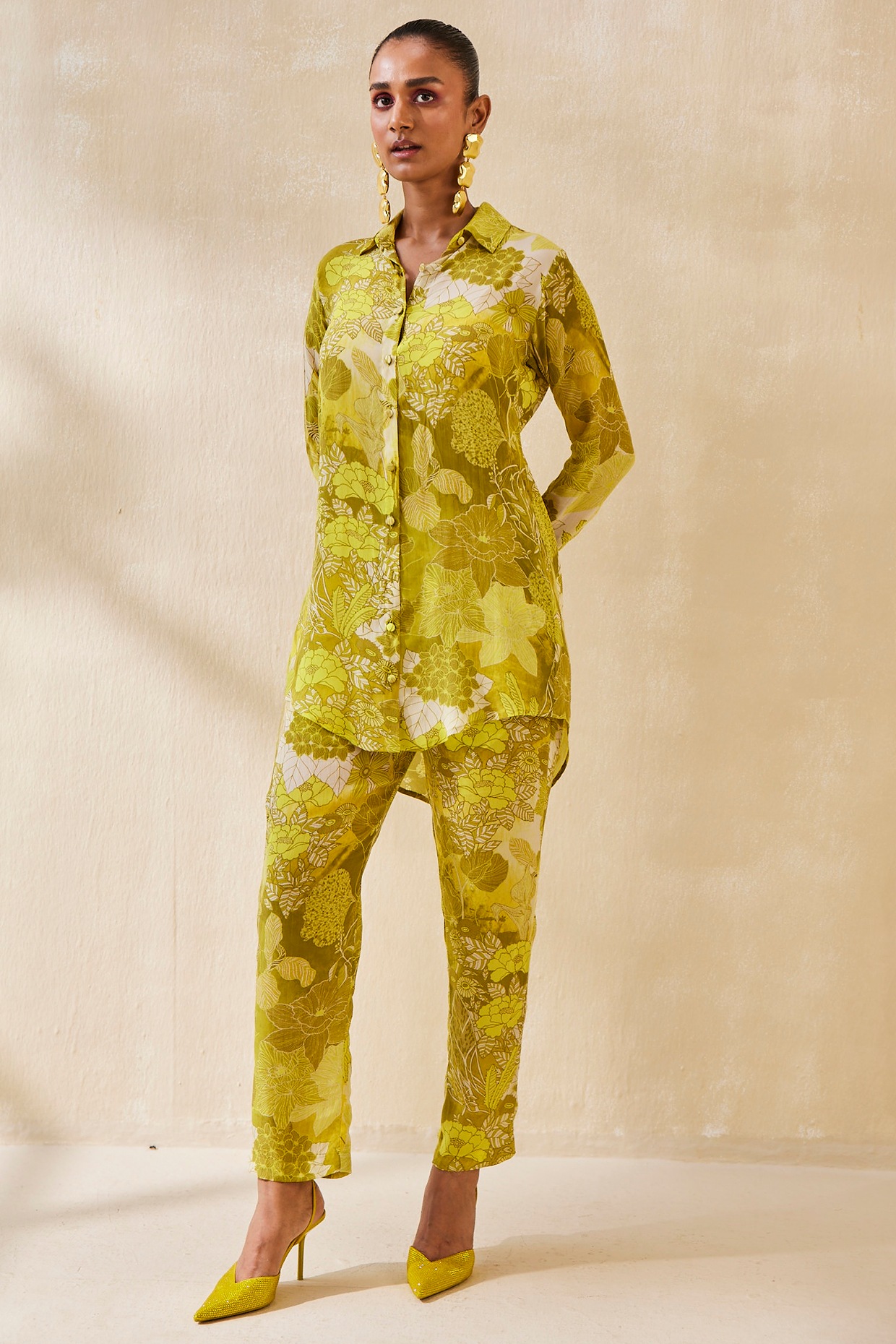 Tuscany Natural Crepe Co-Ord Set by ANKITA DHARMAN at Pernia's Pop Up ...