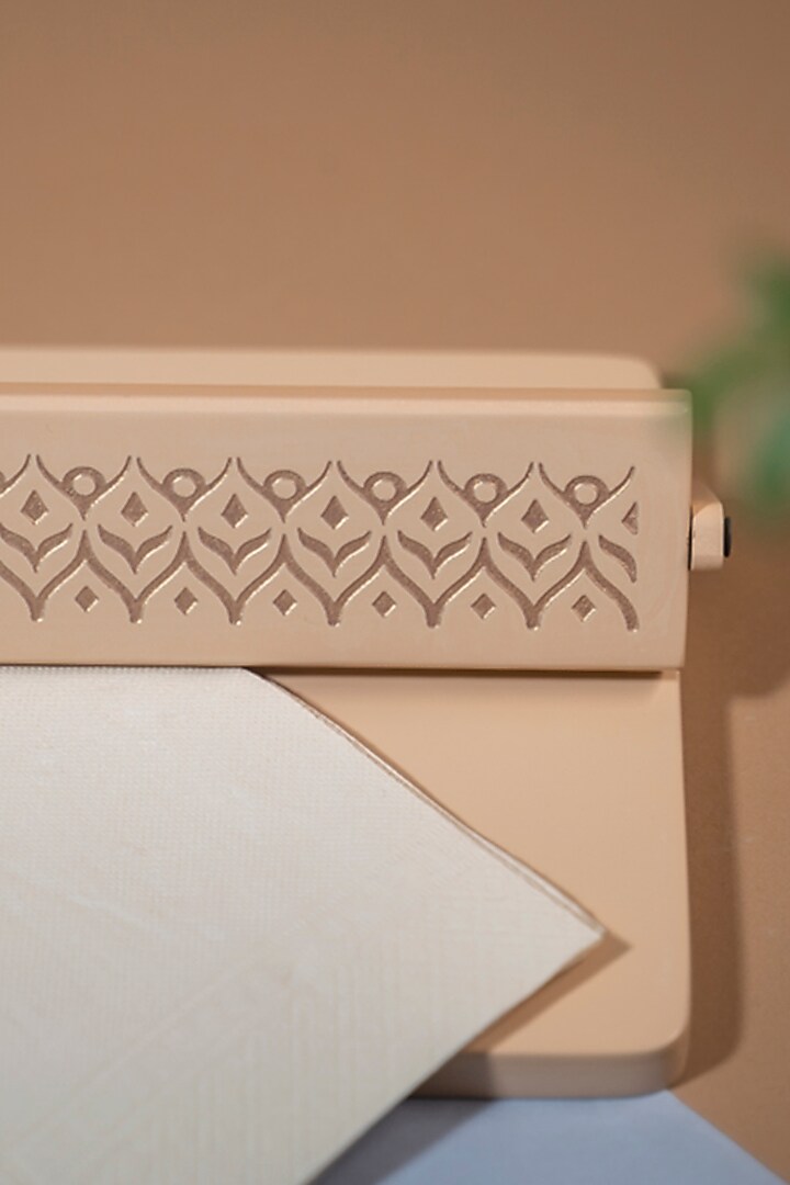 Vanilla Beige Wooden Square Tissue Tray Design by BambaiSe at Pernia's ...