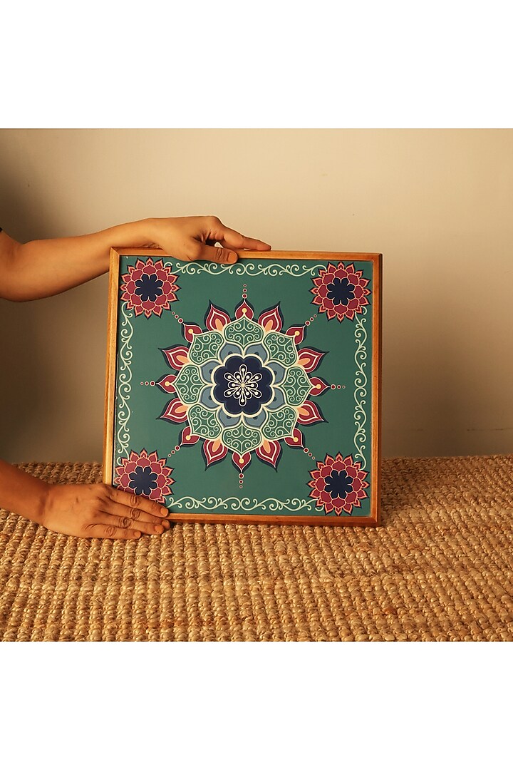 Aquamarine Mandala Art Bajot by BambaiSe at Pernia's Pop Up Shop 2026