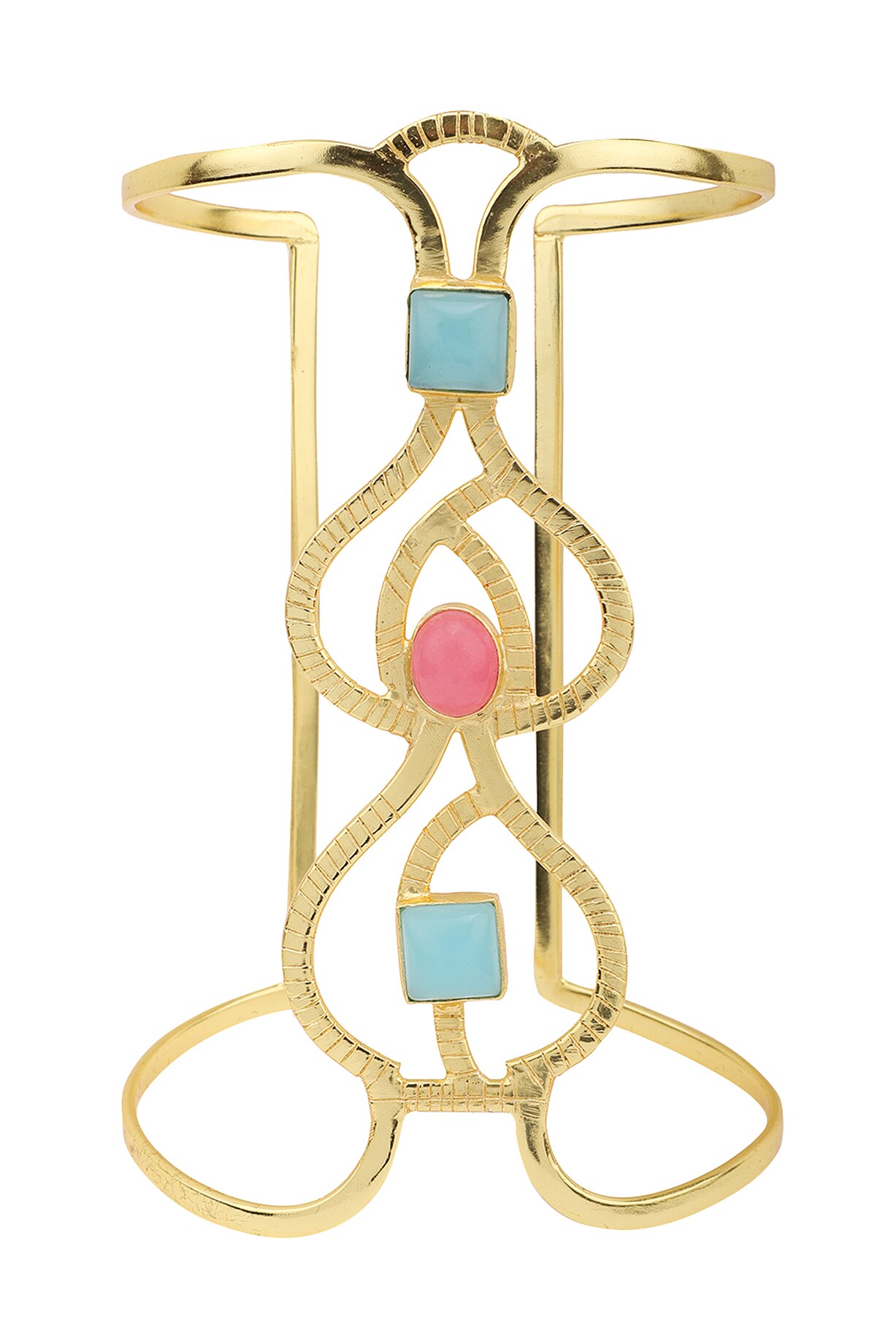 Gold plated jade stone handcuff available only at Pernia's Pop Up Shop ...