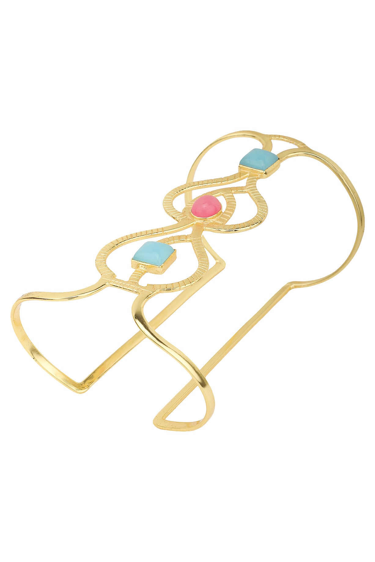 Gold plated jade stone handcuff available only at Pernia's Pop Up Shop ...