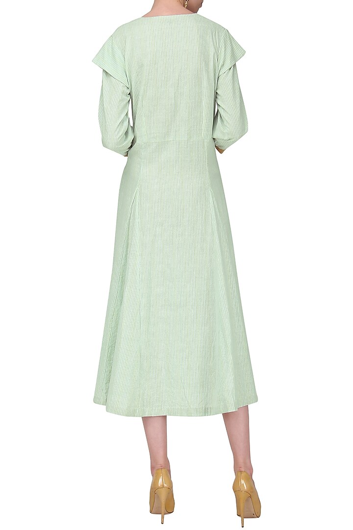 Light green front open jacket available only at Pernia's Pop Up Shop. 2026