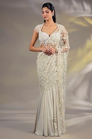 White Bridal Saree - Buy Latest White Bridal Saree Collection Online 2025