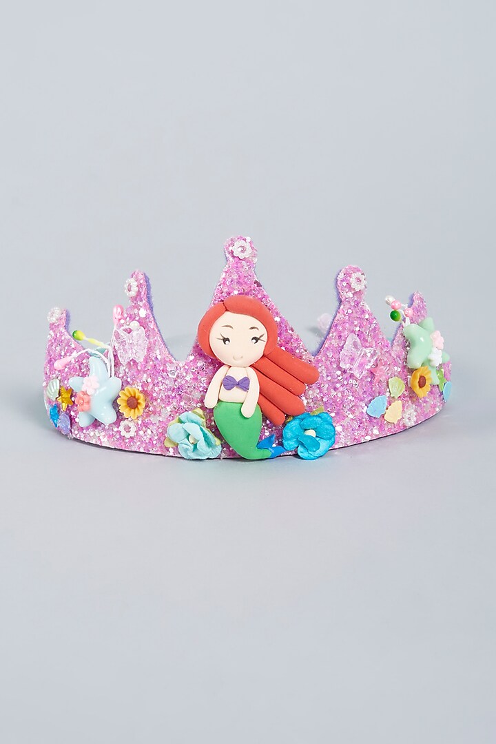 Multi-Colored Embellished Mermaid Tiara For Girls by CHOKO at Pernia's ...
