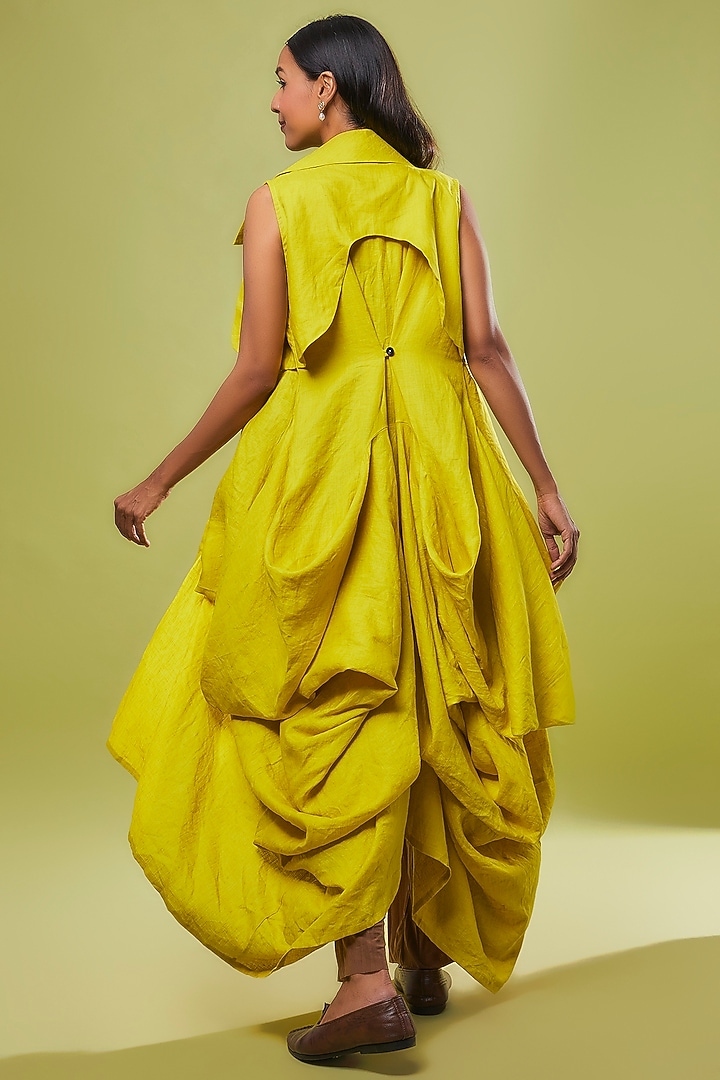 Yellow Linen Jacket by Chola at Pernia's Pop Up Shop 2024