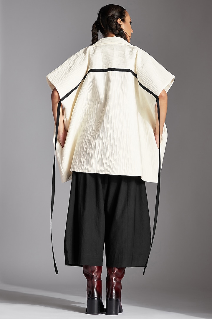 Off-White Kala Cotton Oversized Jacket by Chola at Pernia's Pop Up Shop ...