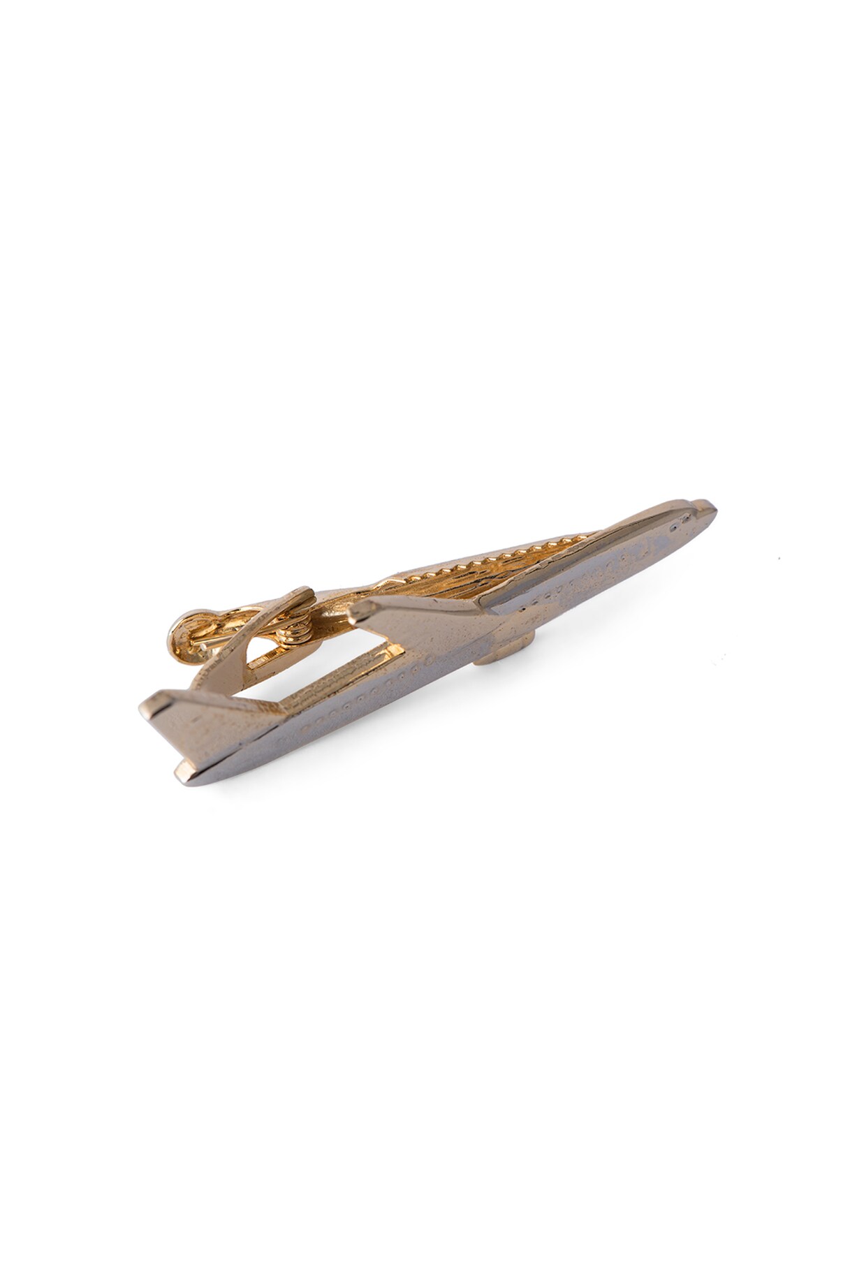 Gold & Silver Finish Aeroplane Tie Pin by Closet Code at Pernia's Pop ...