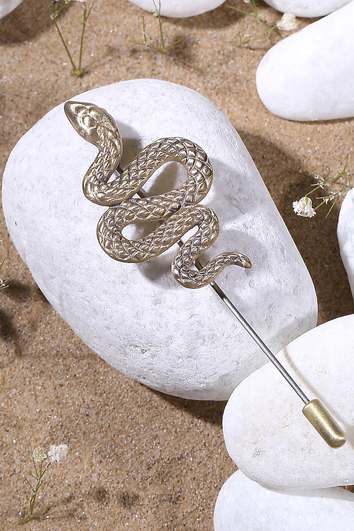 Antique Gold Finish Scales Lapel Pin by Cosa Nostraa at Pernia's Pop Up ...