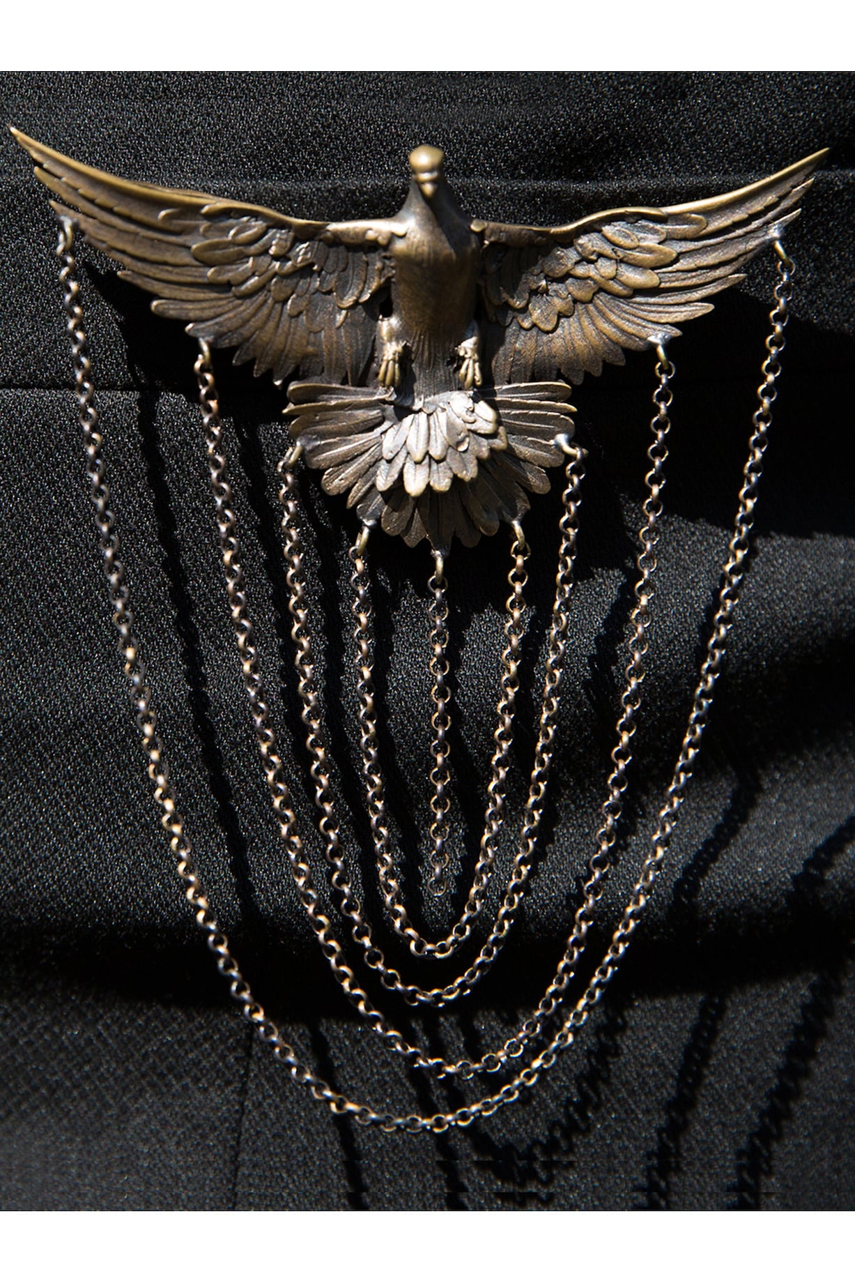 Antique Gold Hudson Hawk Eagle Brooch Set Design by Cosa Nostraa at ...