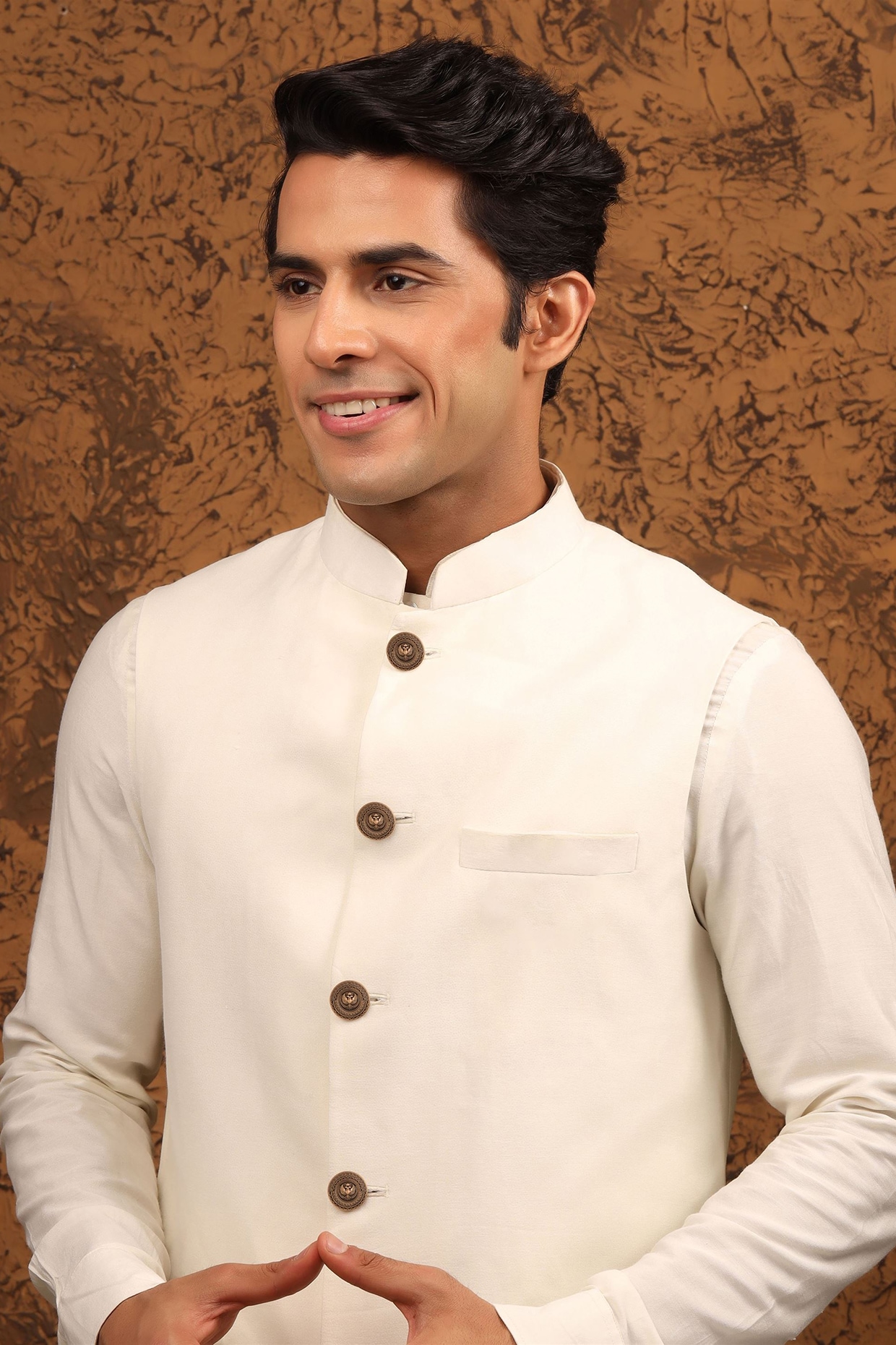 Antique Gold Rise Of Phoenix Buttons (Set Of 13) by Cosa Nostraa at ...