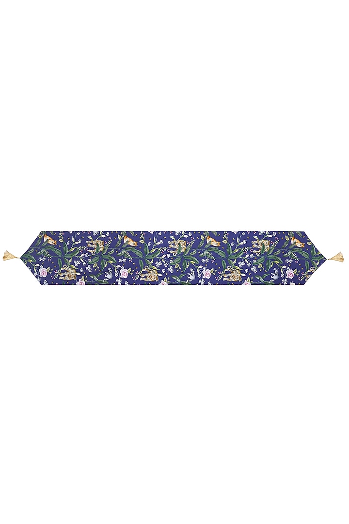 Midnight Blue Printed Table Runner by Conscious Co at Pernia's Pop Up ...