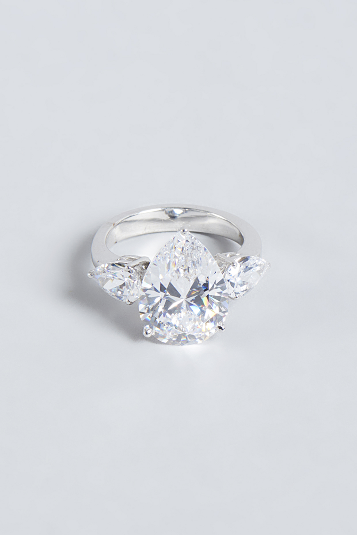 Swarovski pear shaped ring store