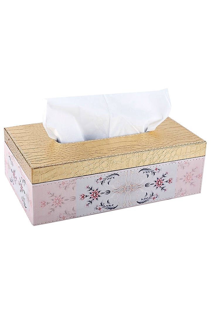 Pink Vegan Leather Tissue Box by Artychoke at Pernia's Pop Up Shop 2024