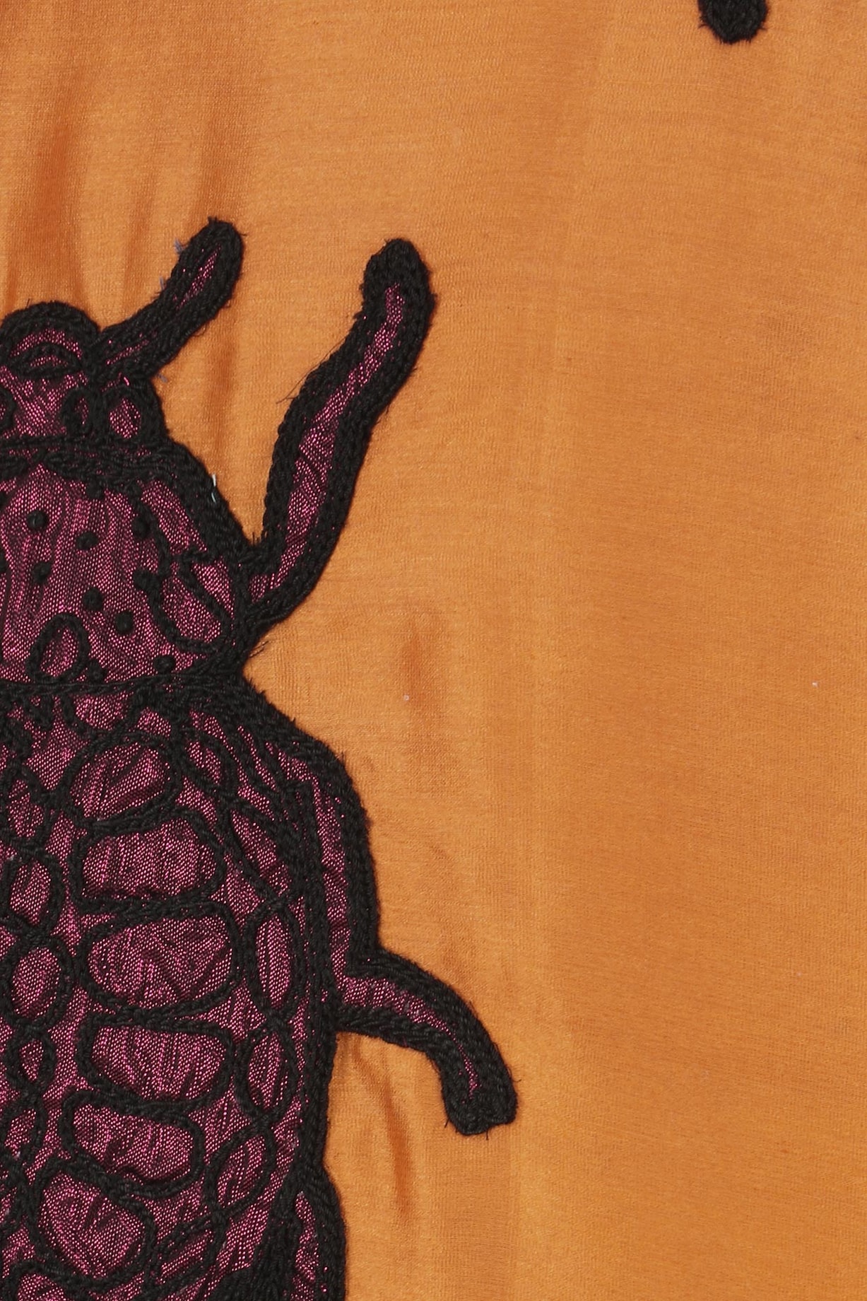 Orange bugs print pull up dress available only at Pernia's Pop Up Shop ...