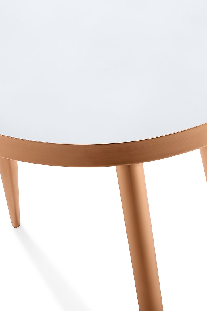Copper Gold Three Legged Table by Metl & Wood at Pernia's Pop Up Shop 2024