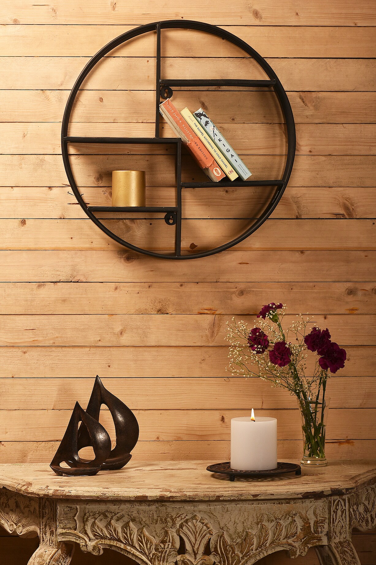 Black Iron Wall Rack Design by Metl & Wood at Pernia's Pop Up Shop 2024