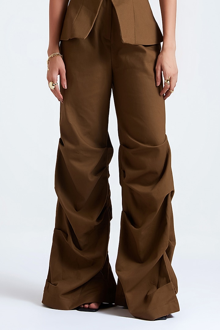 Military Olive Green Denim Drill Co-Ord Set by Deme by Gabriella at ...