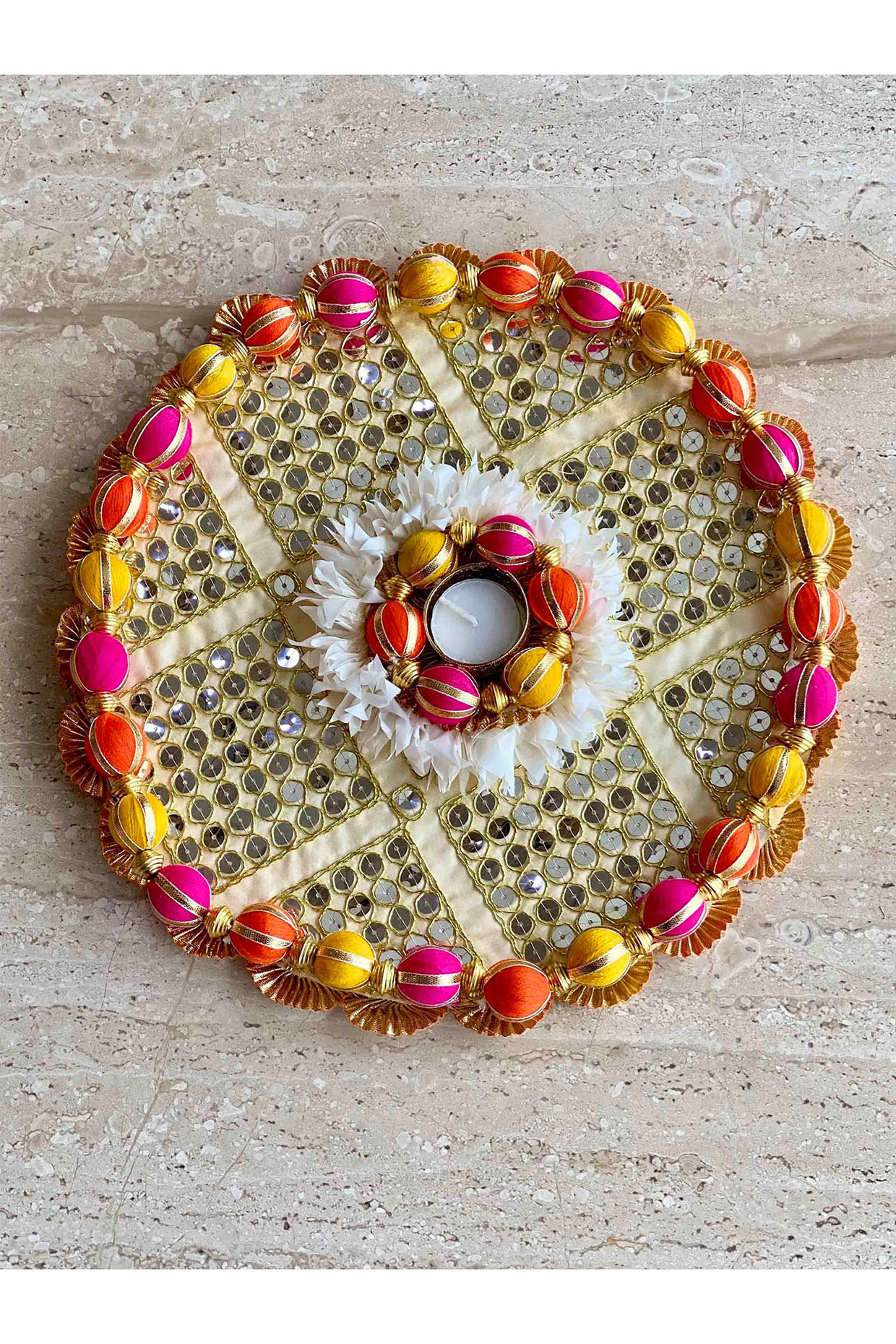 Multi-Colored Plastic Rangoli by Mason Home at Pernia's Pop Up Shop 2024