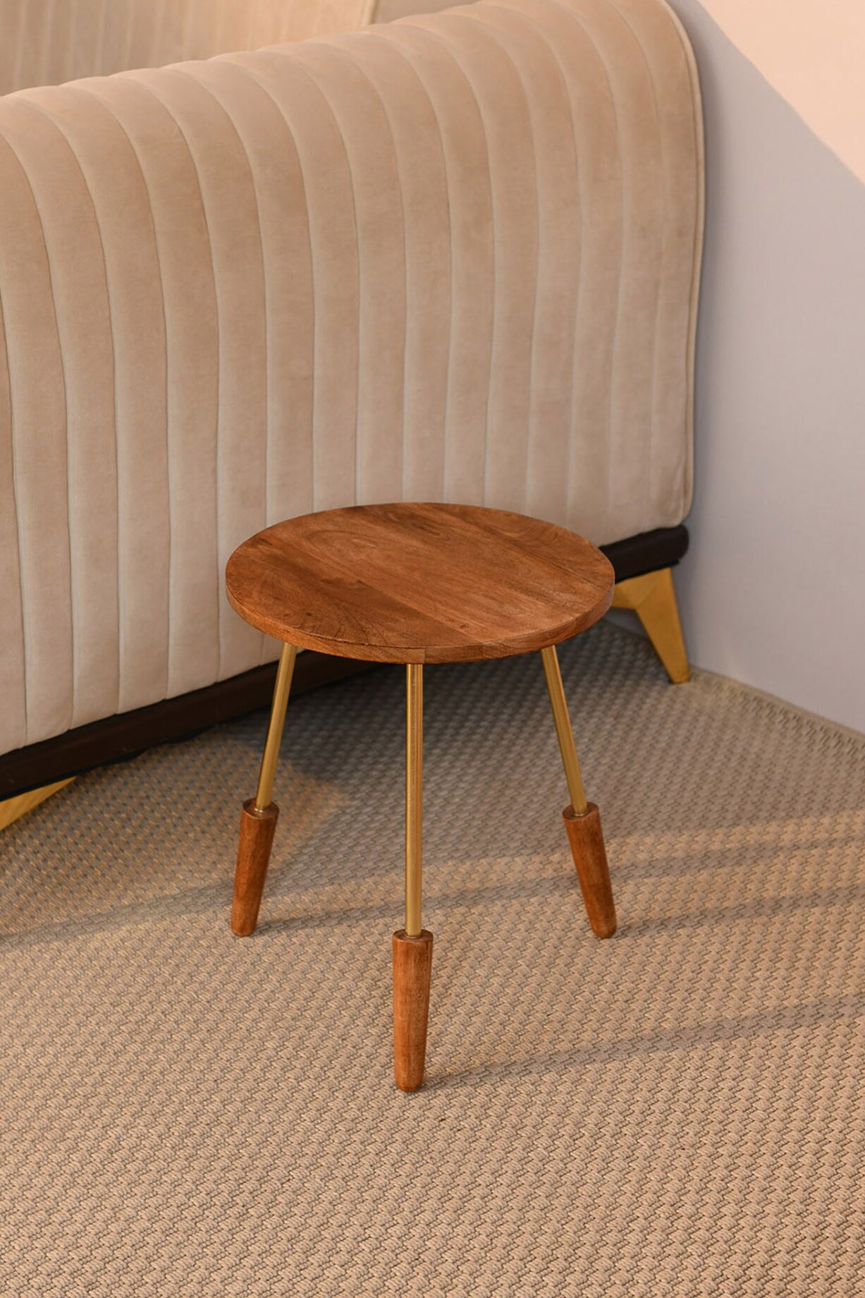 Brown Franklin Short Table by Mason Home at Pernia's Pop Up Shop 2024