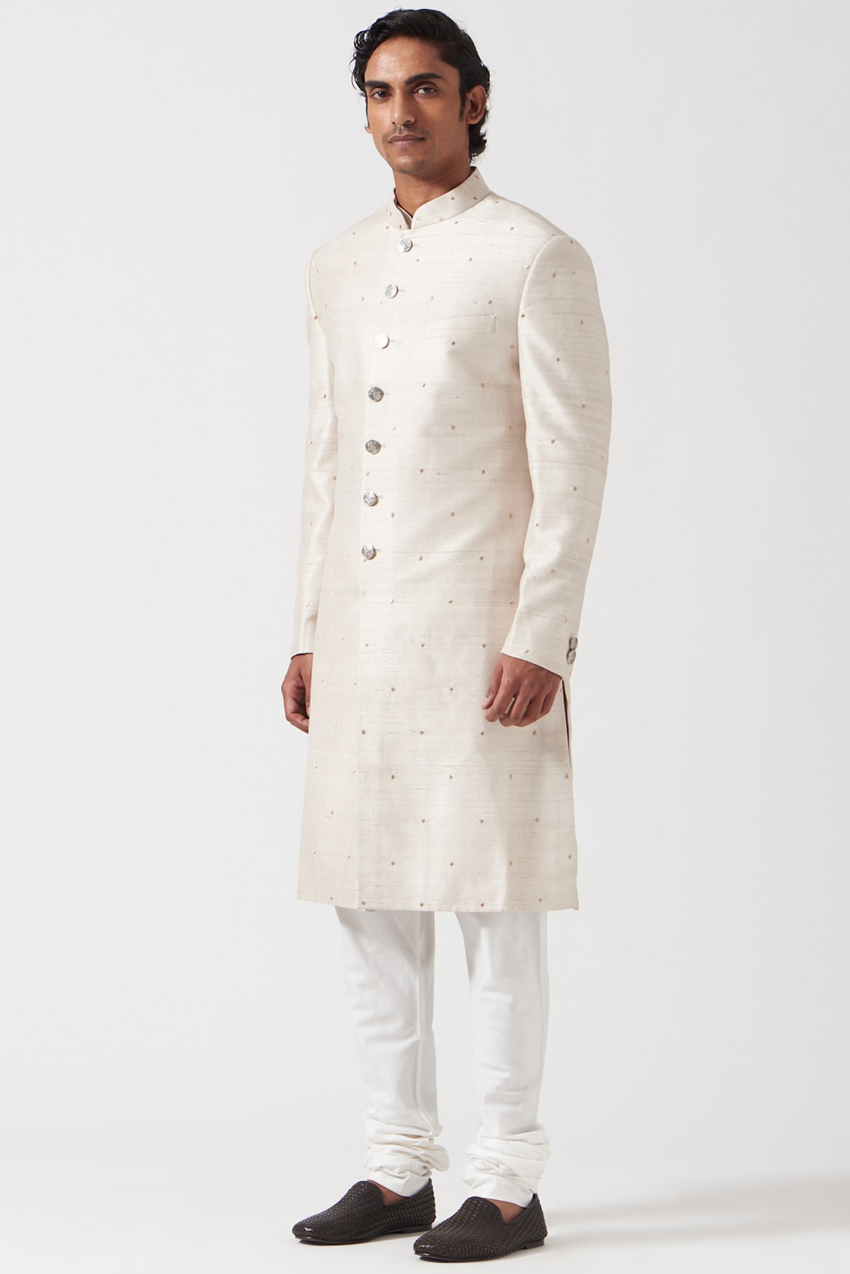 Chandi Embroidered Wedding Sherwani Set by Divyam Mehta Men at Pernia's ...