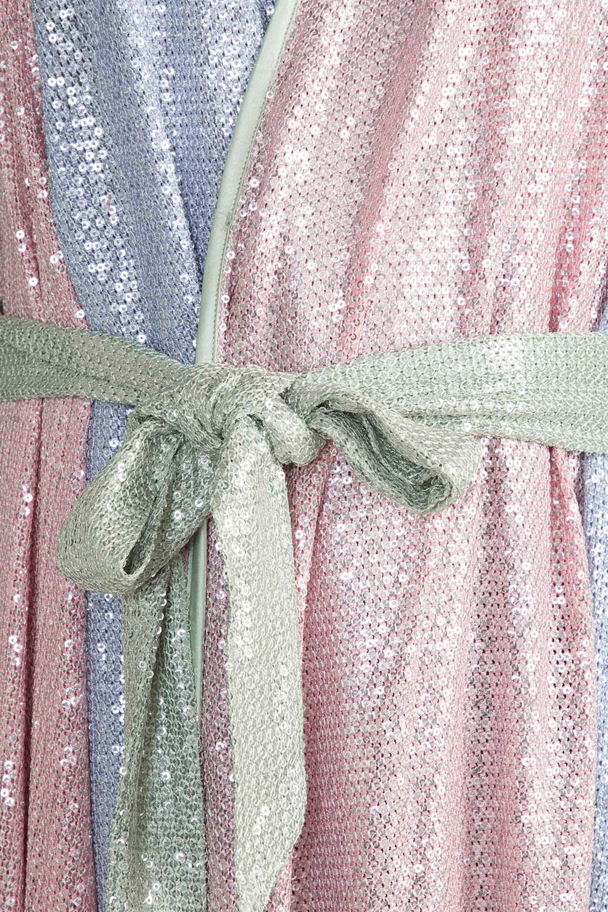 Multi Colored Sequins Wrap Dress Design by Deme by Gabriella at Pernia ...