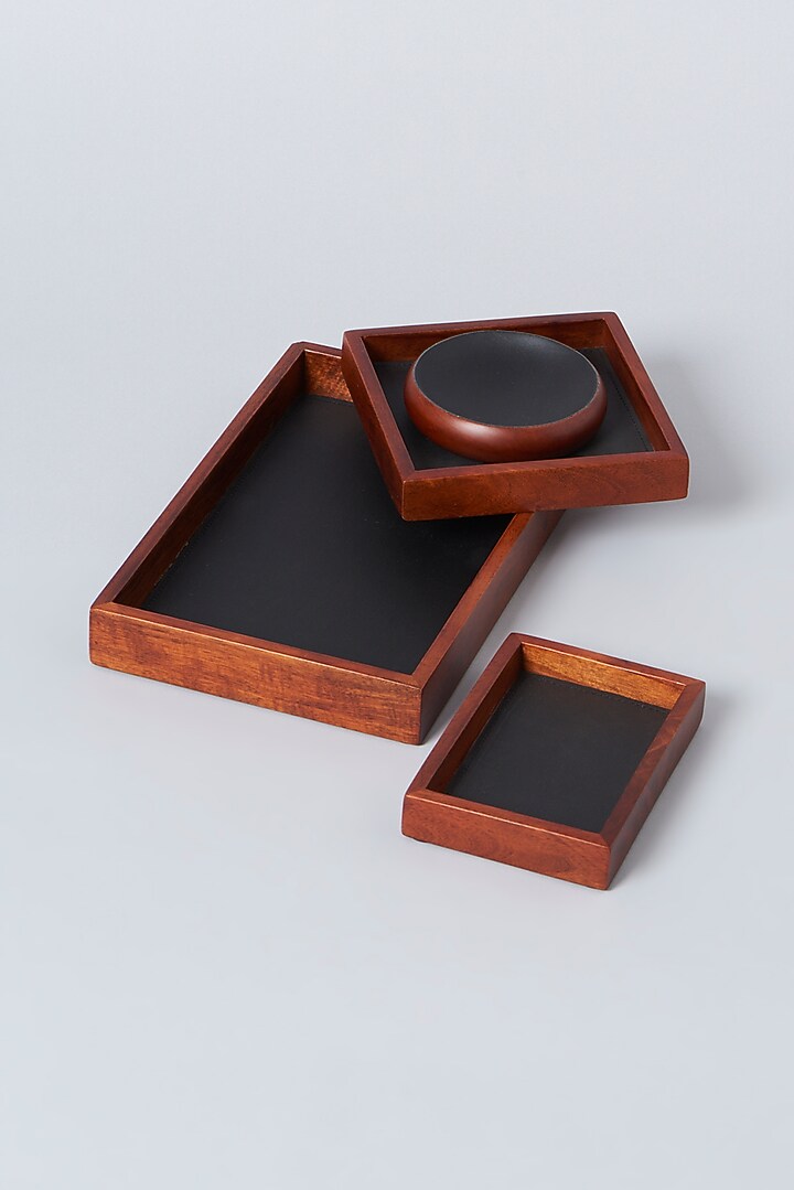 Brown and Black Table Accessory Set (Set of 4) by Dune Homes at Pernia ...