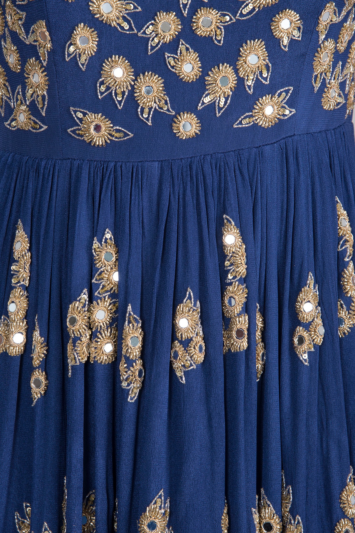 Royal Blue Embroidered Gown Design by Ease at Pernia's Pop Up Shop 2024