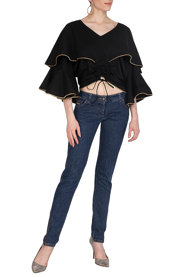 Black Layered Butterfly Top by Echo at Pernia's Pop Up Shop 2026