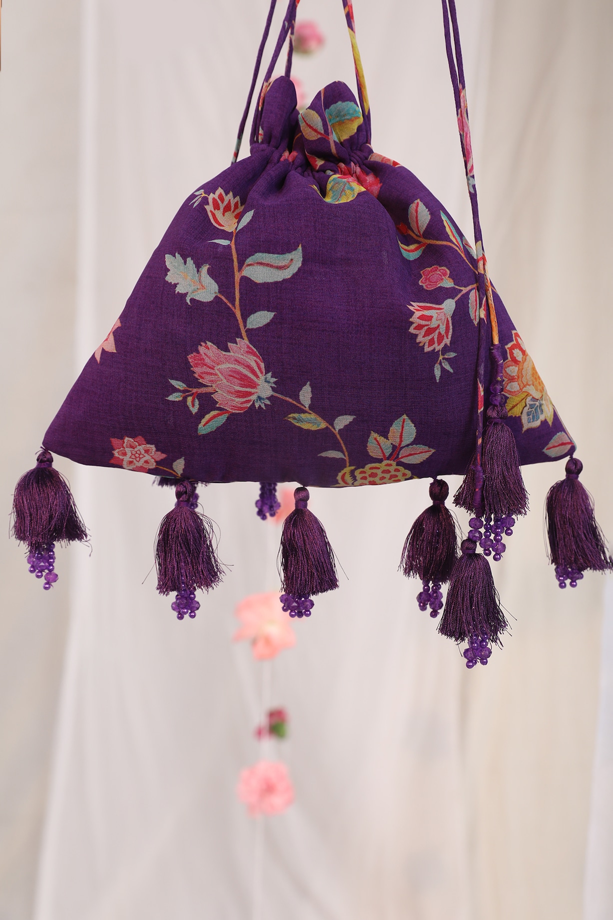 Purple Floral Potli Design by Esha Koul at Pernia's Pop Up Shop 2024