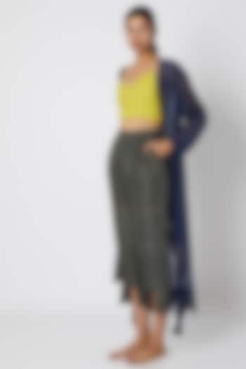 Cobalt Blue Flowy Cape by EZRA at Pernia's Pop Up Shop 2025